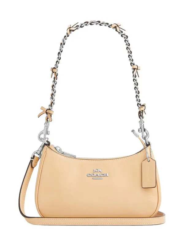 COACH OUTLET Coach Crossbody Bag With Bow Details - Silver/light Sand