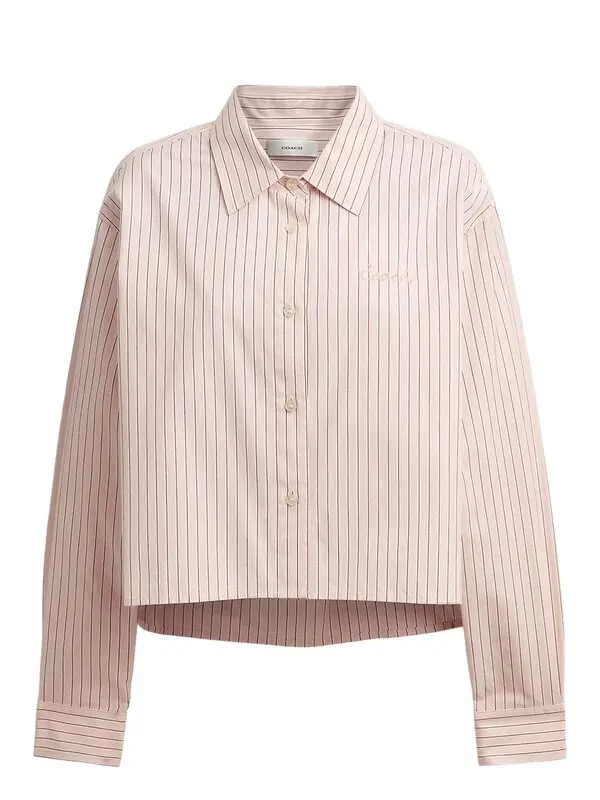 COACH OUTLET Coach Cotton Button-down Shirt - Pink