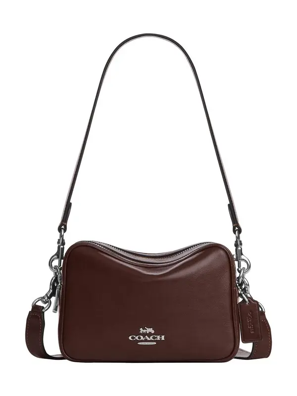 COACH OUTLET Mini Carey Crossbody Bag - Silver/maple