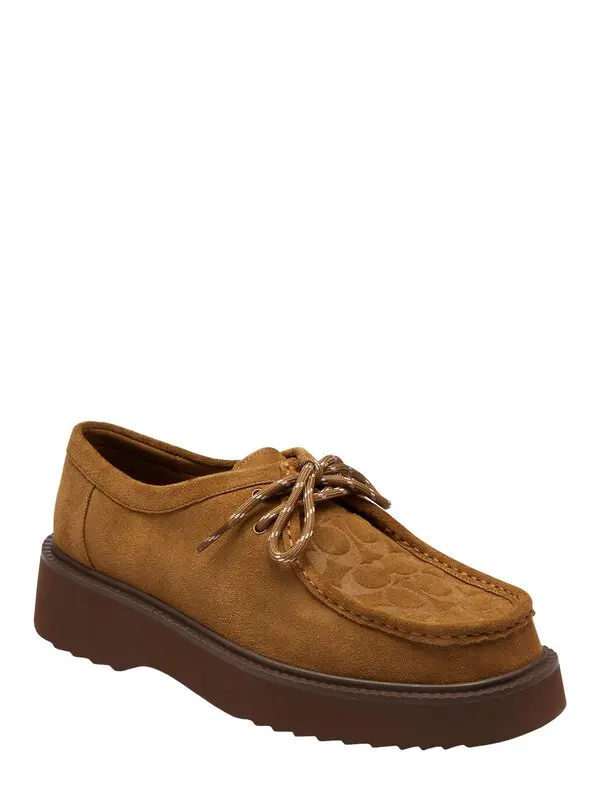 COACH OUTLET Coach Signature Suede Chukka Boots - Tobacco/maple