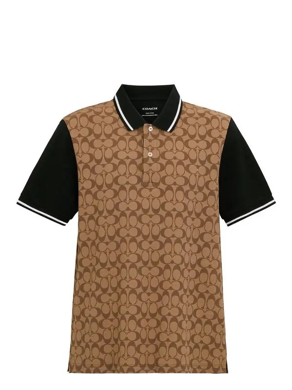 COACH OUTLET Signature Polo - Khaki Signature