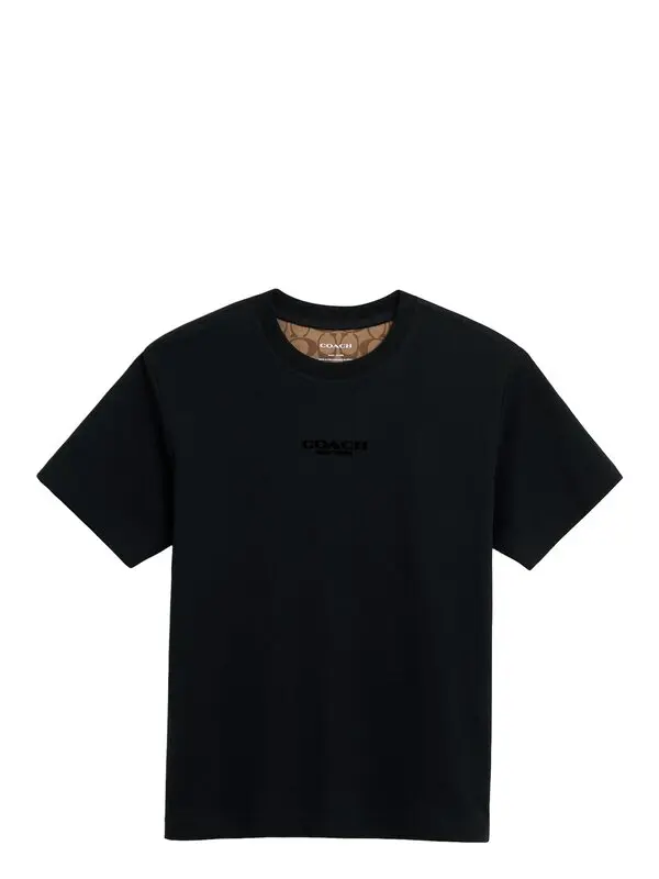 COACH OUTLET Coach Embroidered Logo T-shirt - Black
