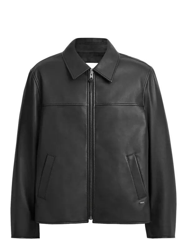 COACH OUTLET Coach Leather Jacket - Black
