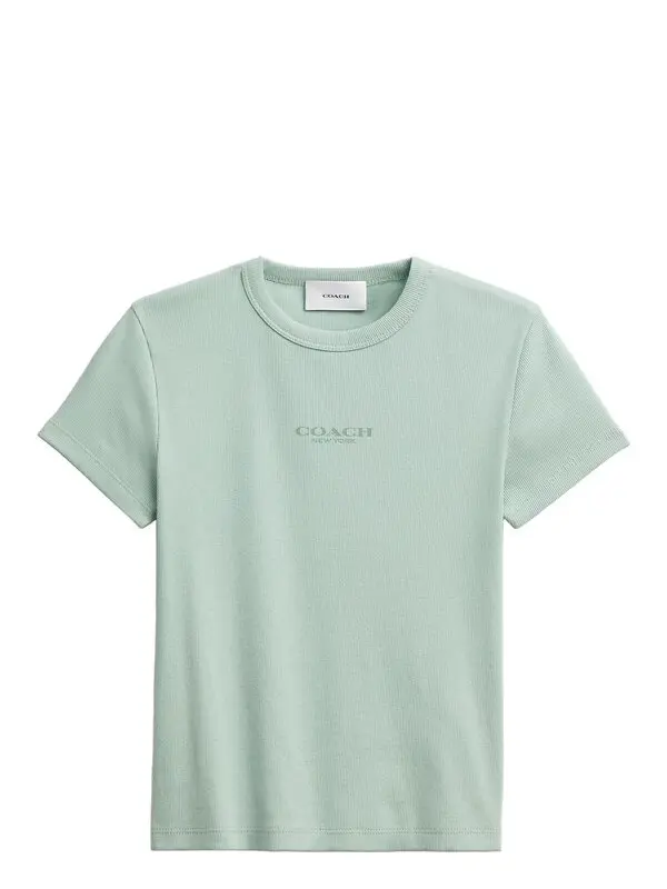 COACH OUTLET New York Ribbed T-shirt - Mint