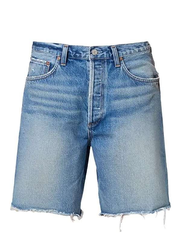 AGOLDE Indra Wide-leg Denim Shorts - Journal