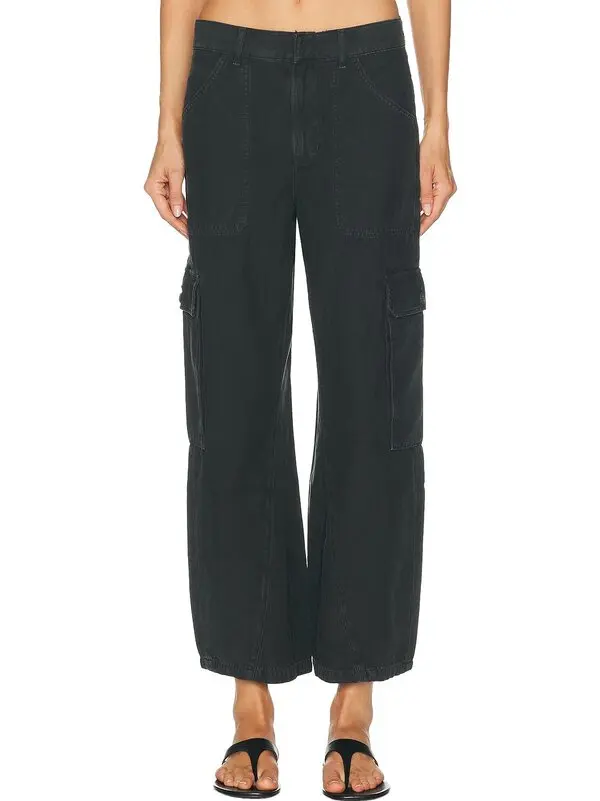 Citizens Of Humanity Twisted Seam Utility Pants - Washed Black