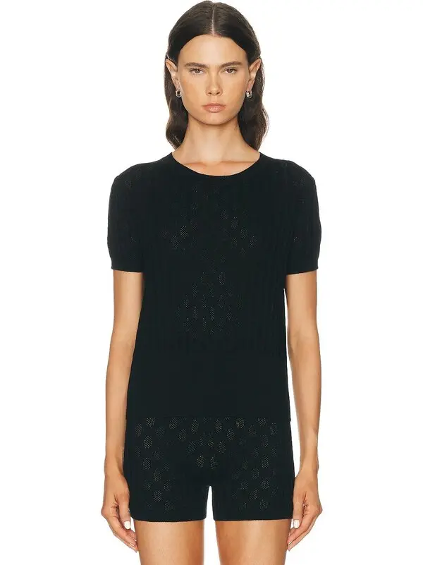 Dries Van Noten Cable Knit Sweater - Black