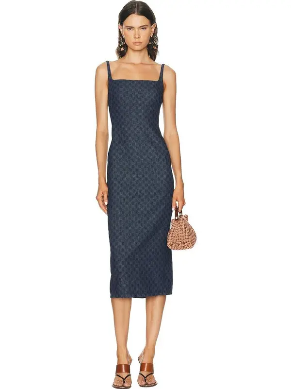 Dries Van Noten Debano Denim Dress - Dessin B