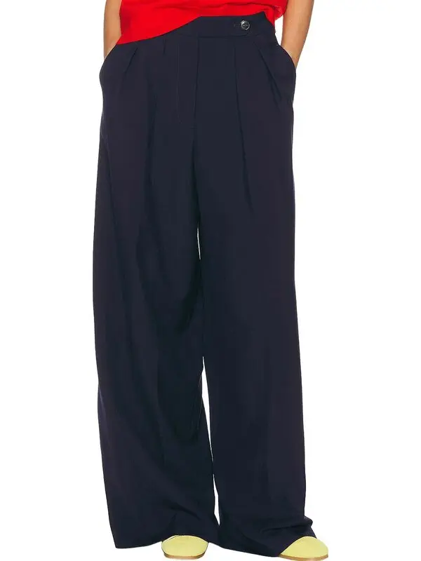 Dries Van Noten Pamplona Wide-leg Trousers - Dark Purple