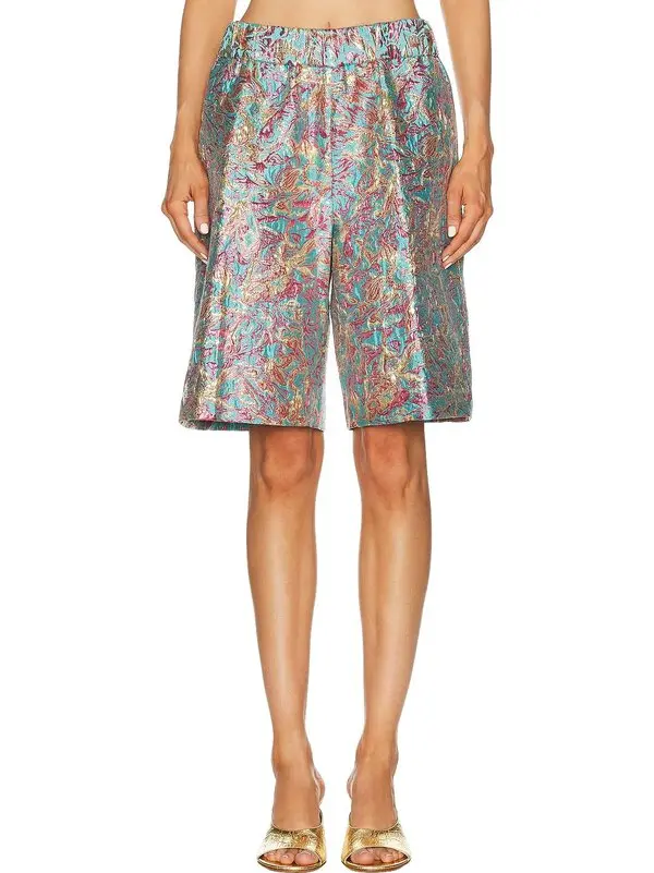 Dries Van Noten Pomy Short - Turquoise