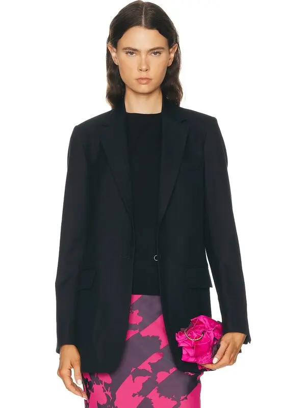 Dries Van Noten Blanchet Blazer - Navy