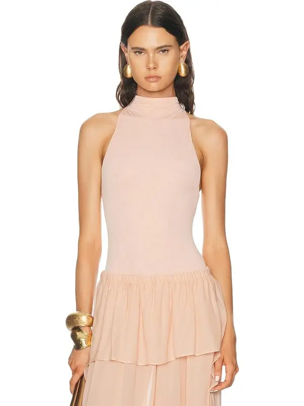 Ronny Kobo Spen Bodysuit - Nude