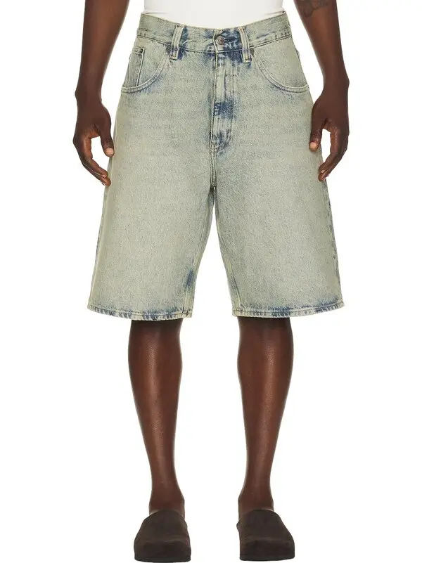 SUNFLOWER Super Wide Denim Short - Light Vintage Dust