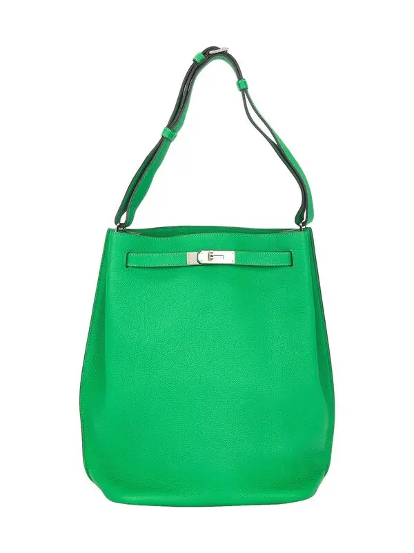 Hermès Togo So Kelly 26 Shoulder Bag - Bambou Green