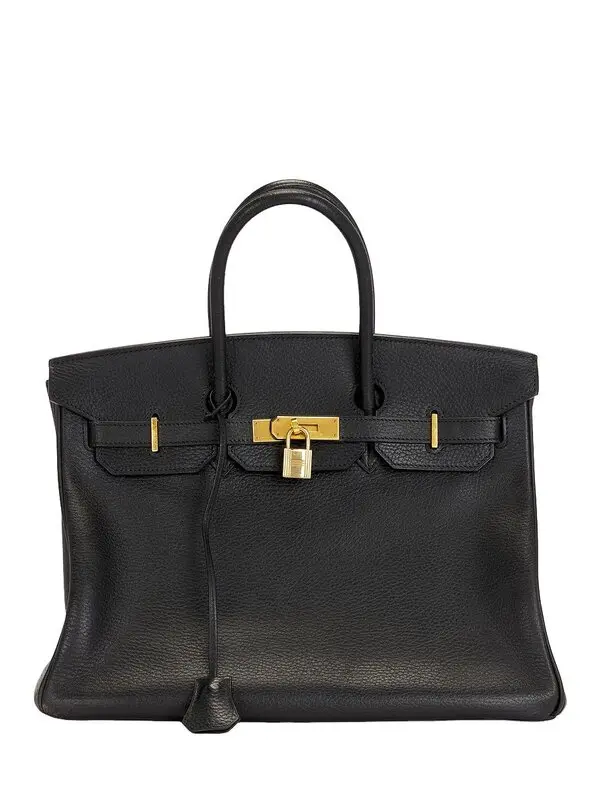 Hermès Ardennes Birkin 35 Retourne Handbag - Noir