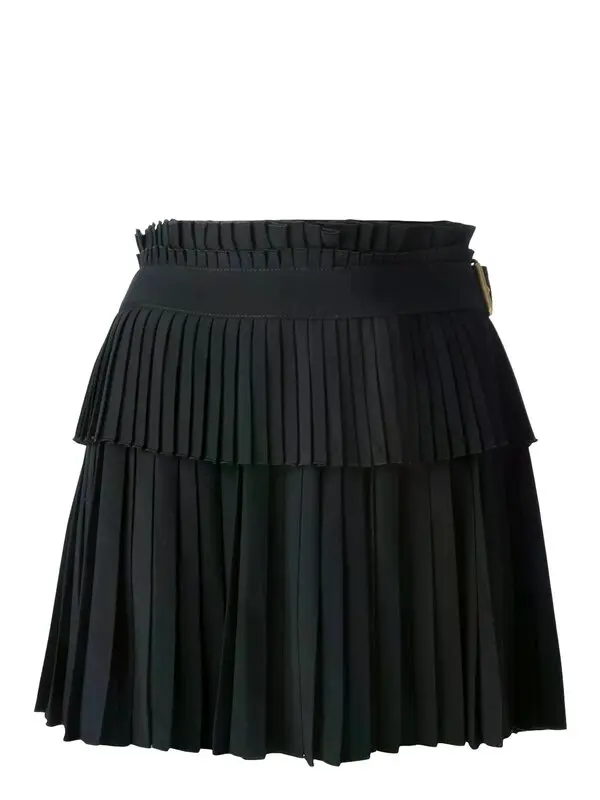 Alexander McQueen Belted Kilt Skirt - Black