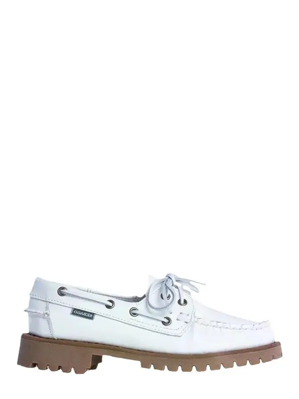 SEBAGO Lug-sole Boat Shoes - White