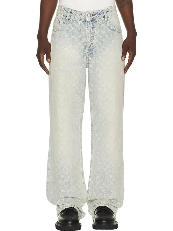 MISBHV Monogram Jeans - Pale Blue