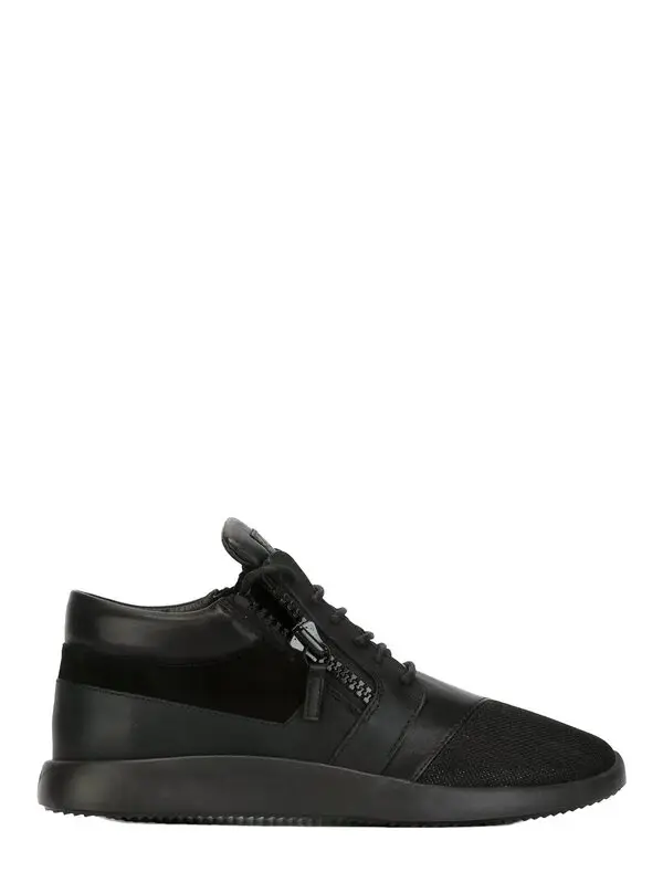 GIUSEPPE ZANOTTI The Shark Hi-top Sneakers - Black