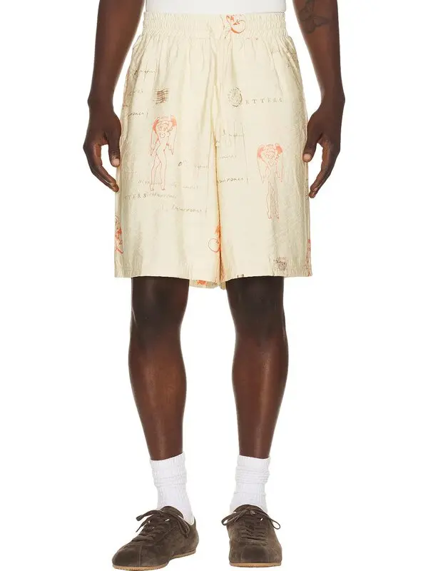 MISBHV Devil & Angel Postcard Shorts - Multi