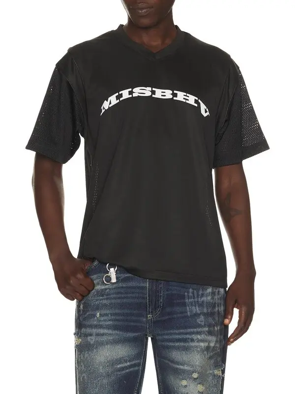 MISBHV Teddy Football T-shirt - Black