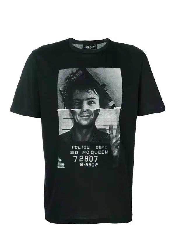 Neil Barrett Printed T-shirt - Black