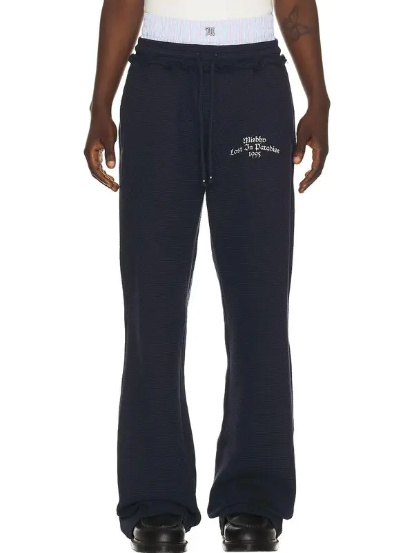 MISBHV 2in1 Stripe Sweatpants - Navy