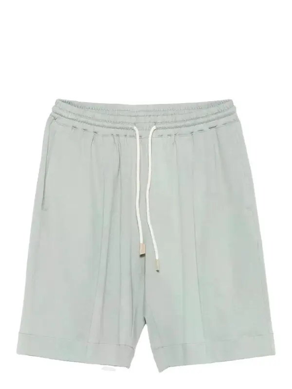GRAN SASSO Drawstring Waistband Shorts - Green