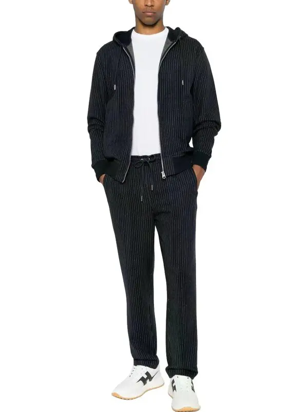 Mackage Pinstripe Drawstring-waist Trousers - Blue