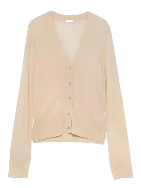JOSEPH Cashair V-neck Cardigan - Neutrals