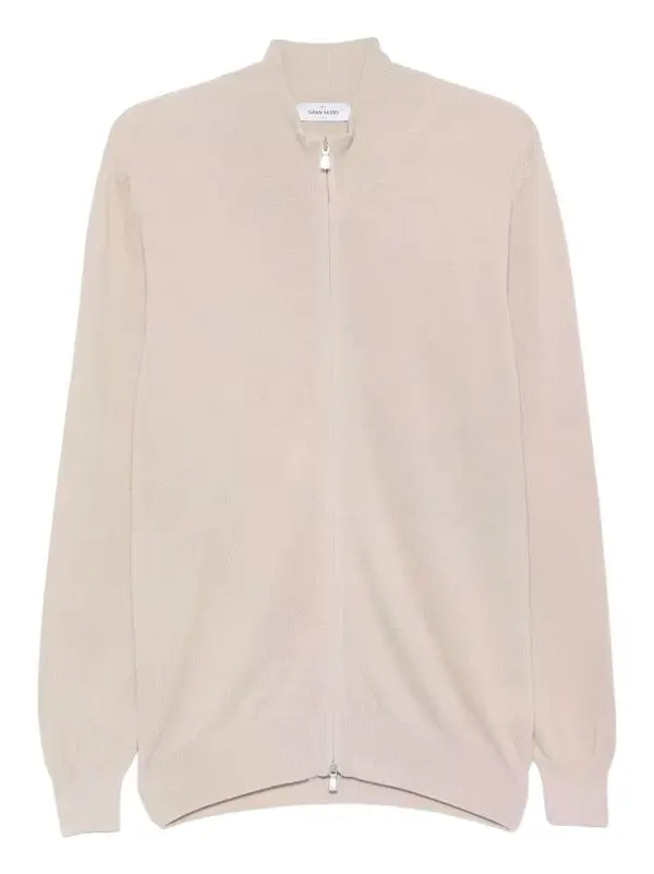GRAN SASSO Zip-fastening Cardigan - Neutrals