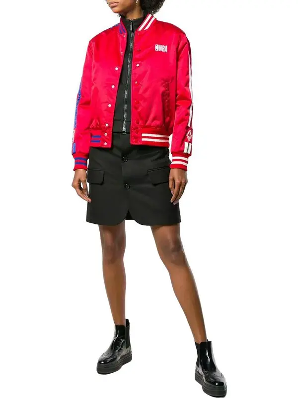 COUNTY OF MILAN Nba Bomber Jacket - Red