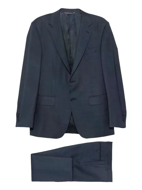 Canali Single-breasted Suit - Blue