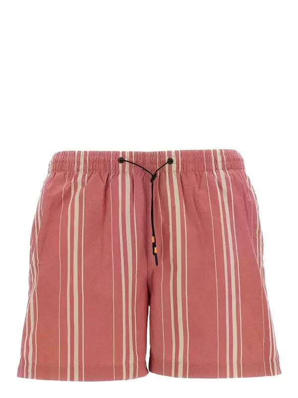 RRD - ROBERTO RICCI DESIGN Striped Drawstring Swim Shorts - Red