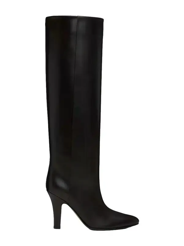THE ROW Pointed-toe Knee-high Stiletto Boots - Brown