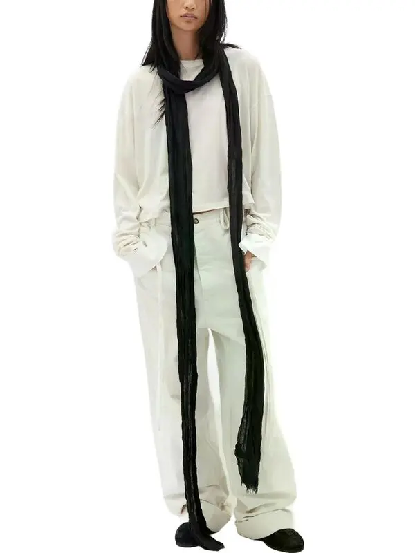 ANN DEMEULEMEESTER Nila Sketch-print Long-sleeve T-shirt - Neutrals