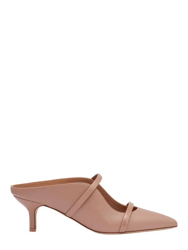 MALONE SOULIERS Leather Maureen Pumps - Nude