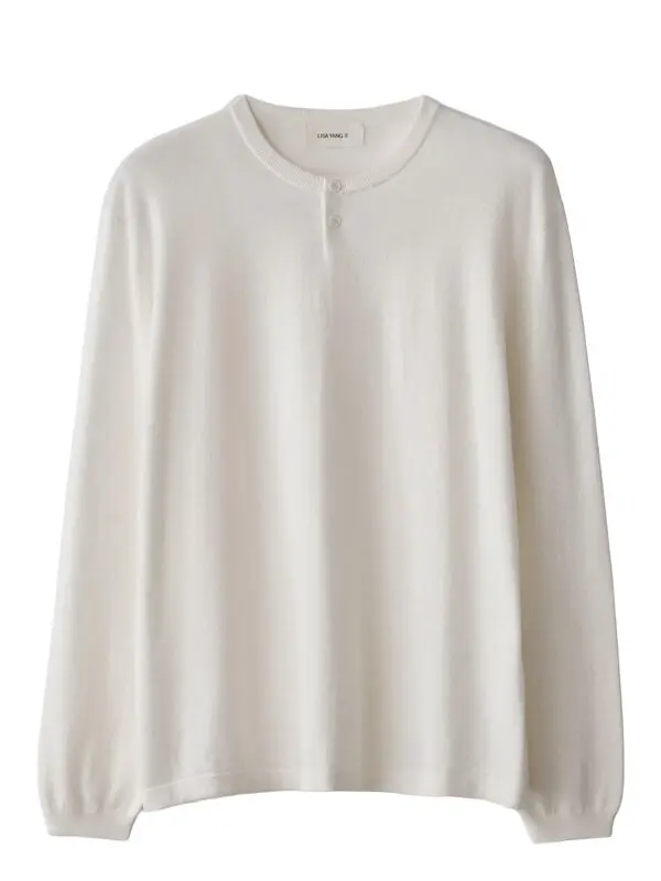 LISA YANG The Carsten Sweater - Salt