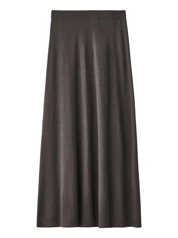 LISA YANG The Adrienne Skirt - Walnut