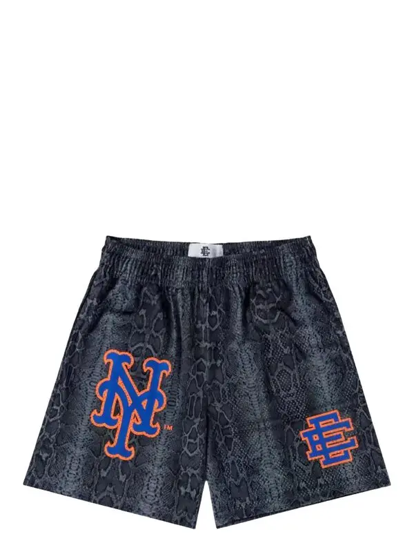 ERIC EMANUEL X Ny Mets Mesh Shorts - Black