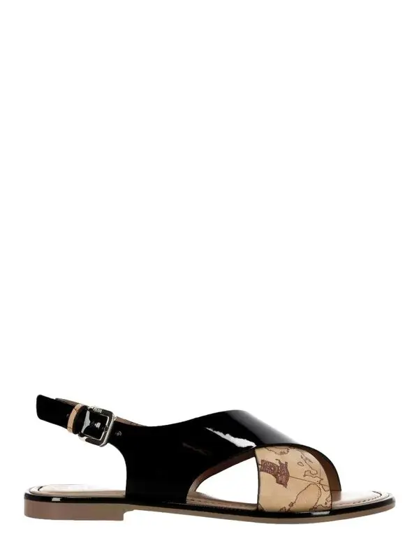 ALVIERO MARTINI 1° CLASSE Crossover-strap Sandals - Black