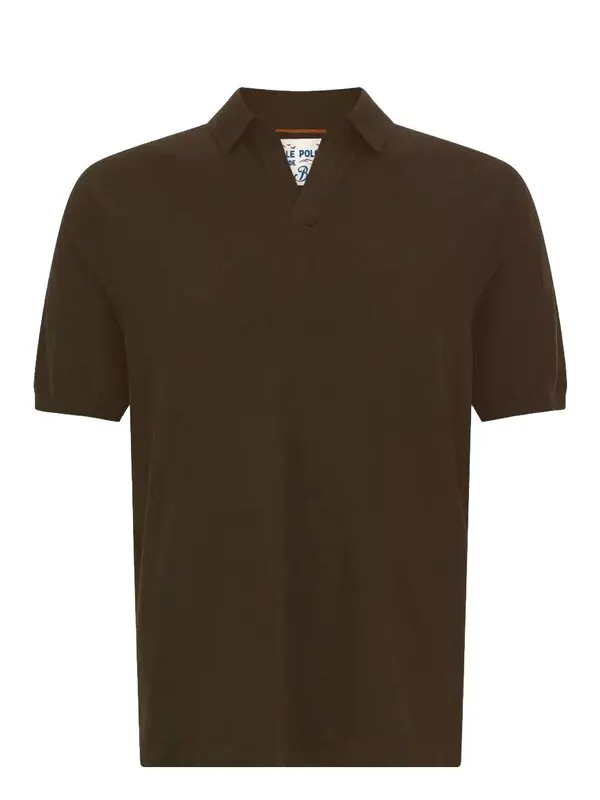 MC2 SAINT BARTH Sloan Short-sleeve Polo Shirt - Brown