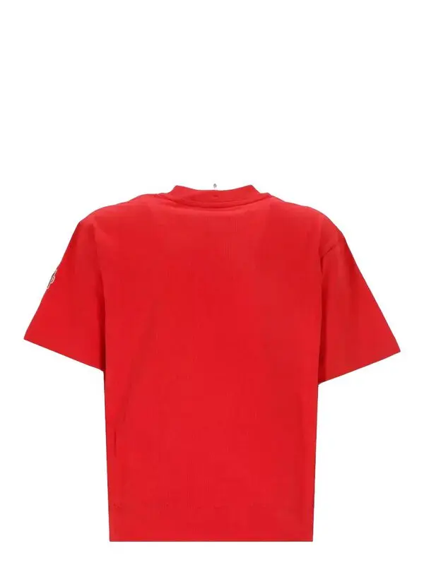 Moncler Logo Print T-shirt - Red