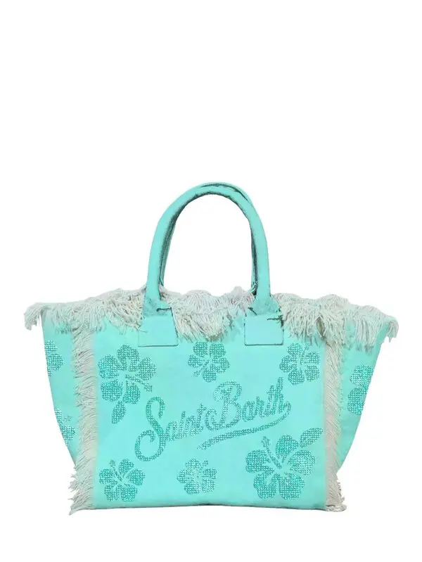 MC2 SAINT BARTH Vanity Floral Tote Bag - Blue