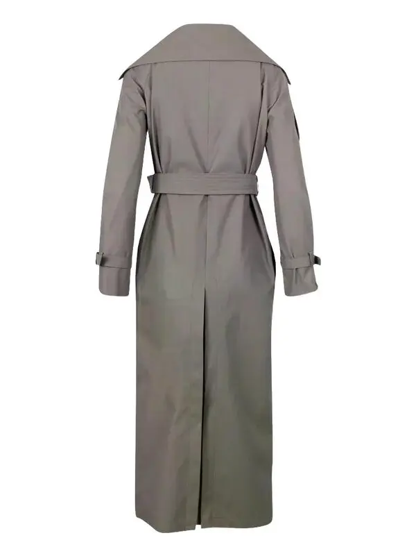 Max Mara Pancia Belted Double-breasted Trench Coat - Grey
