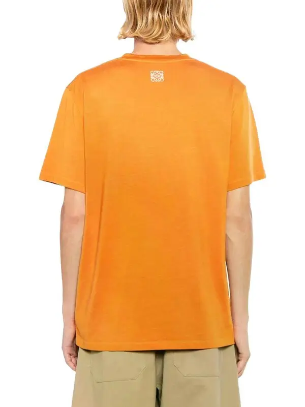 Loewe Anagram-print T-shirt - Orange