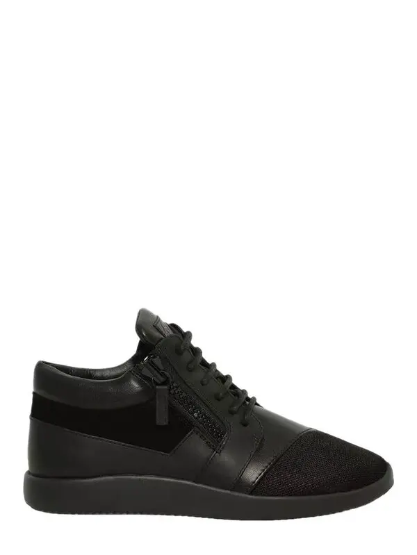 GIUSEPPE ZANOTTI The Shark' Hi-top Sneakers - Black