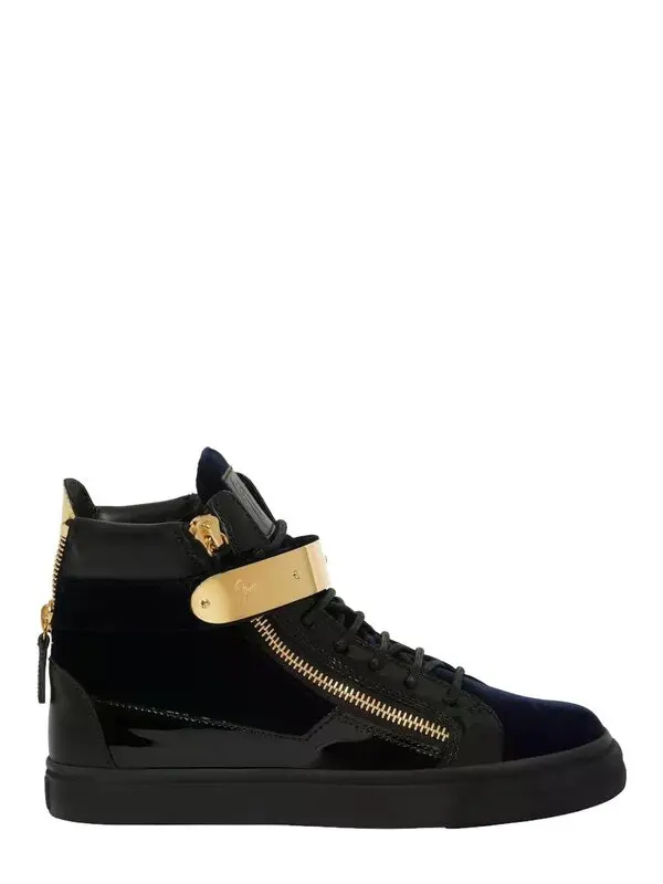 GIUSEPPE ZANOTTI Coby Mid-top Sneakers - Black