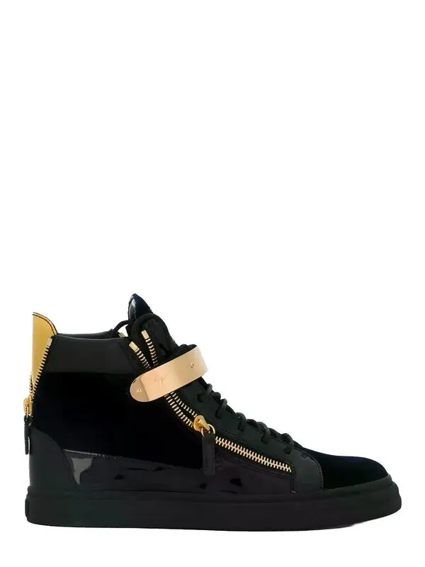 GIUSEPPE ZANOTTI Coby Mid-top Sneakers - Blue