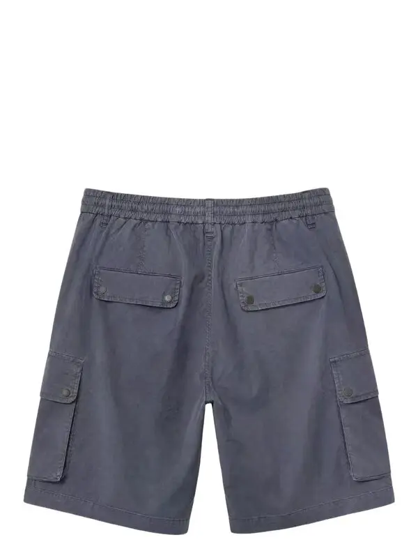 MASON'S Drawstring Cargo Shorts - Blue